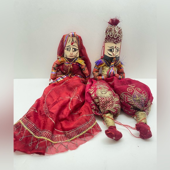 Toys | Traditional Indian Rajasthani Kathputli Handcrafted Wooden ...
